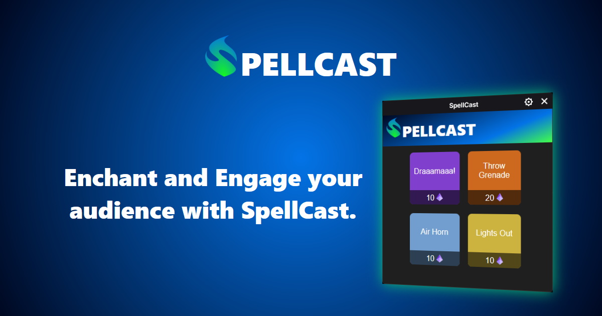 SpellCast - The Easiest Way to Give Viewers Control